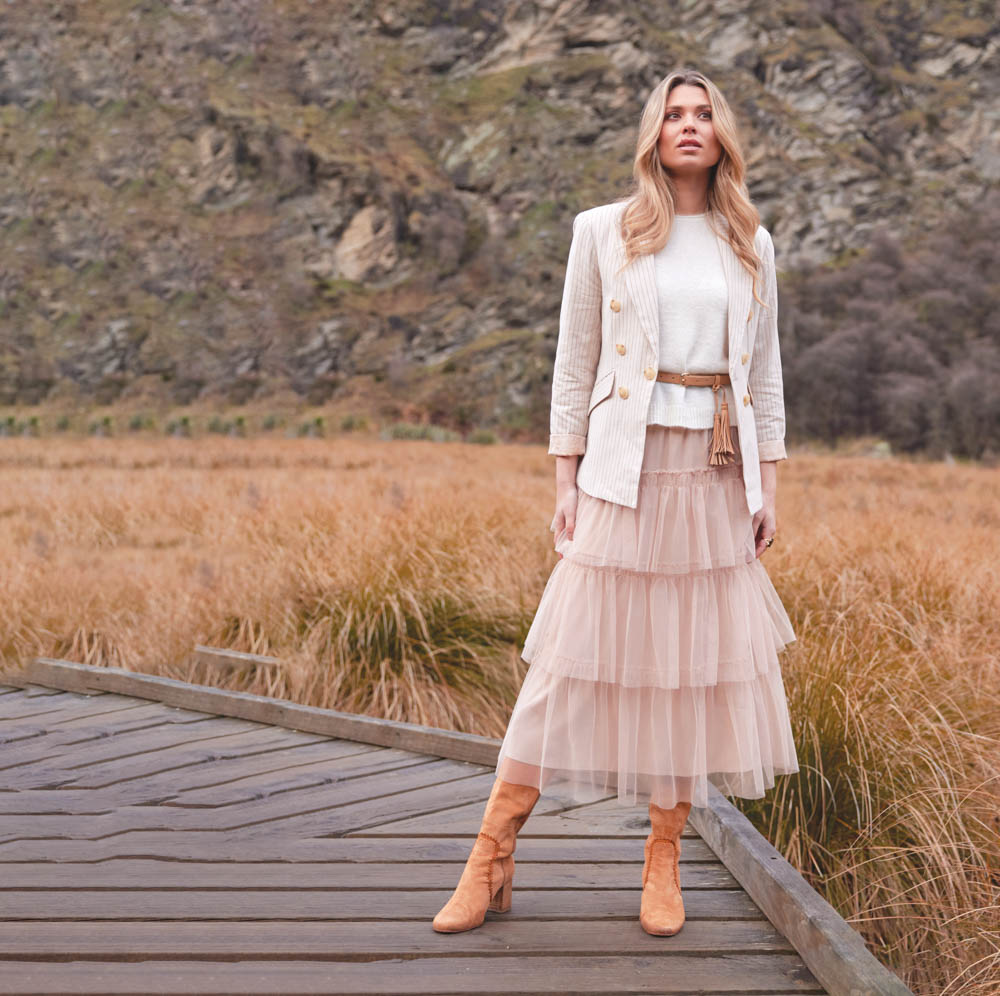 Gorgeous autumn hues and textures: Magazine Designer Clothing - Metropol